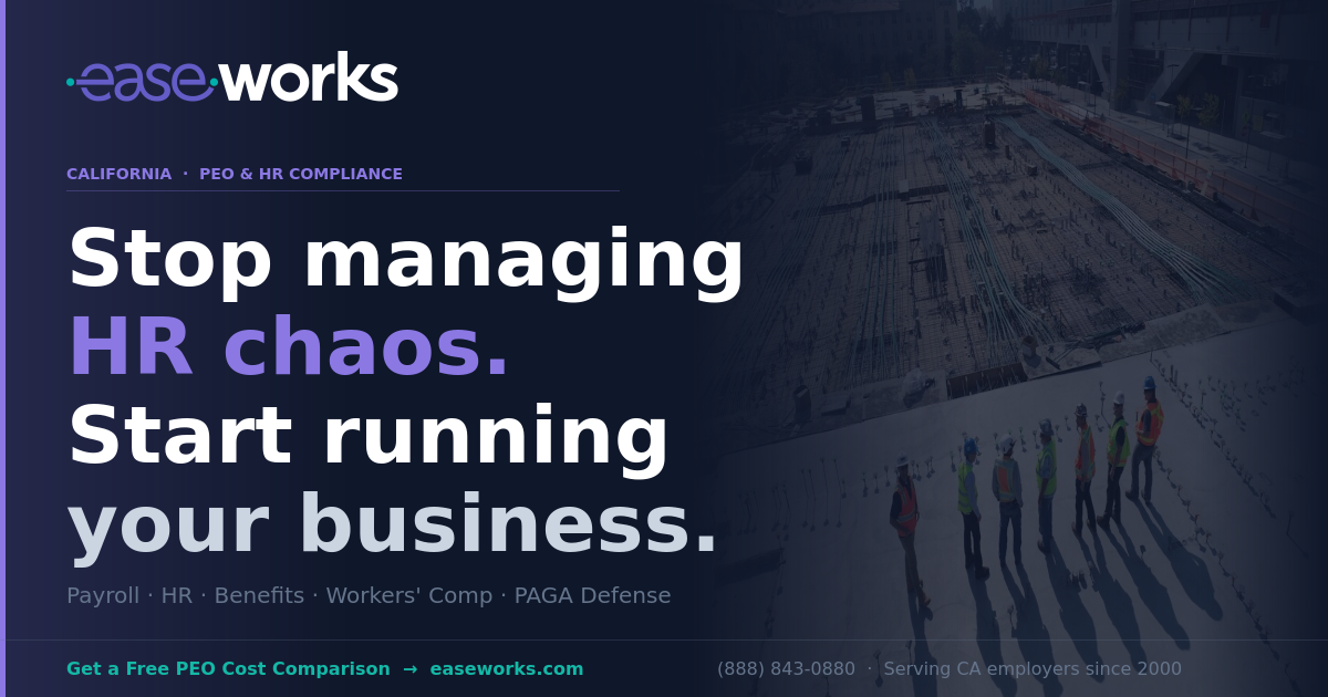 Easeworks | Fractional HR Leadership for 50–200 Employee Companies